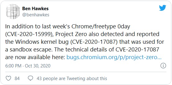 Windows Kernel Zero Day Vulnerability Used In Targeted Attacks